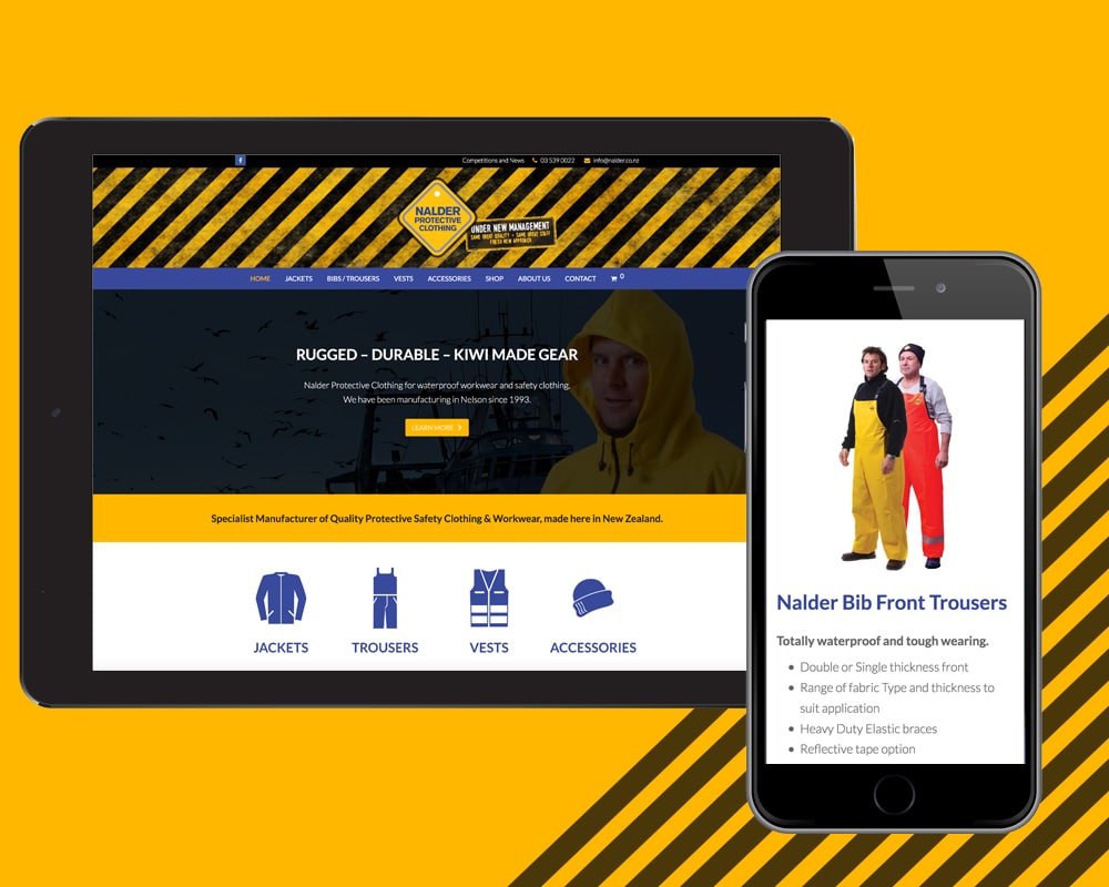 Nalder Protective Clothing - Slightly Different, Nelson, New Zealand